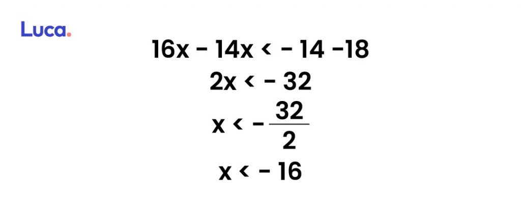 Inecuaciones, características y ejemplos