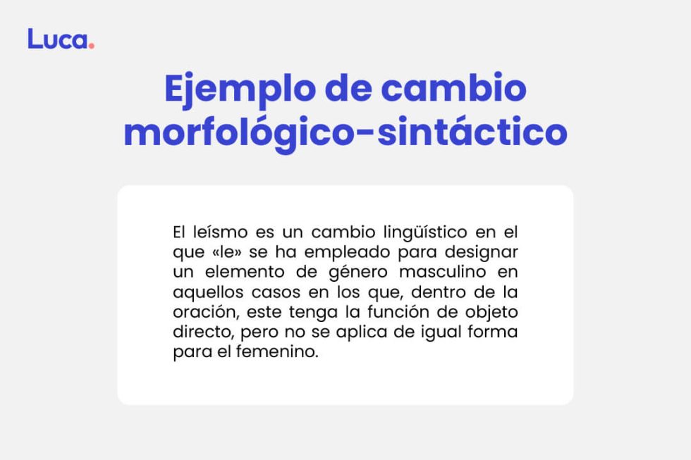 ¿Qué son los cambios lingüísticos? | Plataforma Educativa Luca