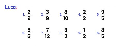 La unidad a partir de una fracción | Plataforma Educativa Luca